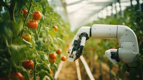 Robot With Multiple Articulating Arms And Sensors Harvesting Ripe