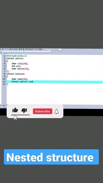 C Program To Store Employee Information Using Structure Shorts Code