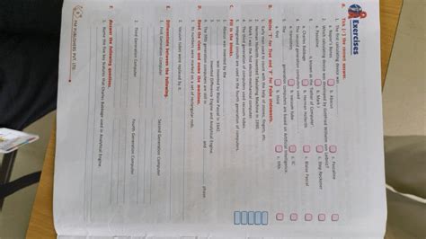 A Tick The Correct Answer The First Calculating Device Was A Napiers