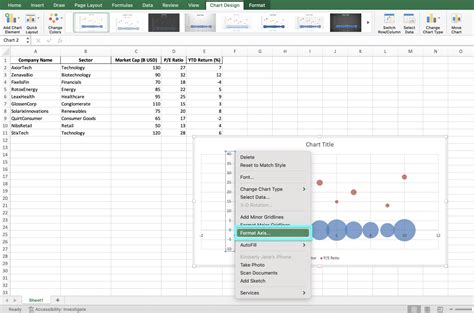How To Create A Bubble Chart In Excel Downloadable Template