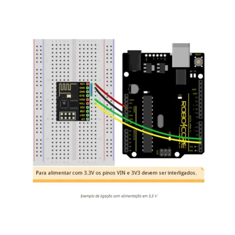 Adaptador Para Esp8266 Compatível Com Protoboard E Arduino Raisa