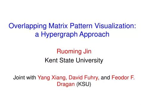 Ppt Overlapping Matrix Pattern Visualization A Hypergraph Approach