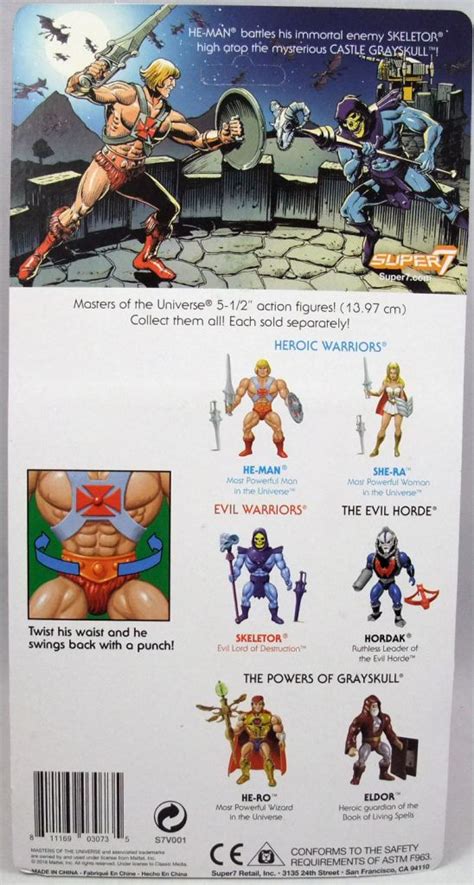 Masters Of The Universe He Man Filmation New Vintage Super7