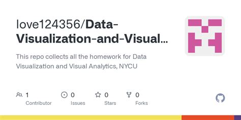 GitHub Love Data Visualization And Visual Analytics This Repo Collects All The Homework