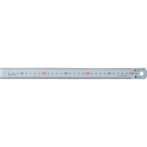 楽天ビック｜シンワ測定｜shinwa Rules 直尺 シルバー 300mm 通販