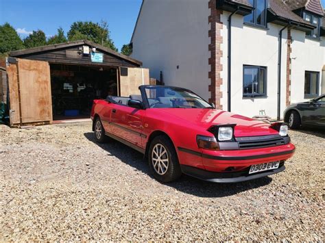 1986 Toyota Celica Rouge Manuel 5 Vitesses Conduite à Droite In