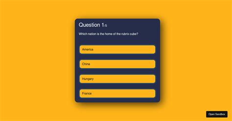 Quizfinal Codesandbox