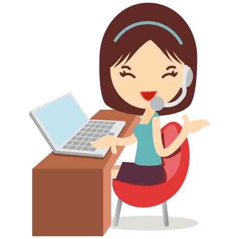 Callcenter Girls Blue Icon Callcenter Girls Iconpack DaPino Graphics