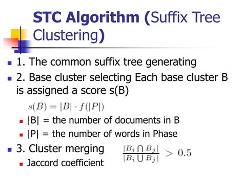 PPT A New Suffix Tree Similarity Measure For Document Clustering