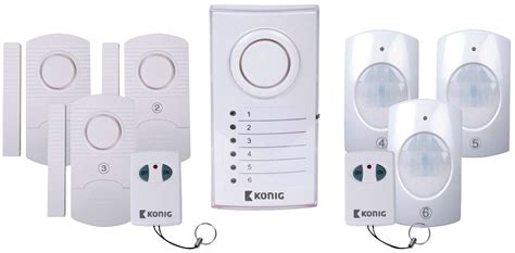 Draadloze Alarm Set 433 Mhz 100 Db Beveiligingzaak Nl