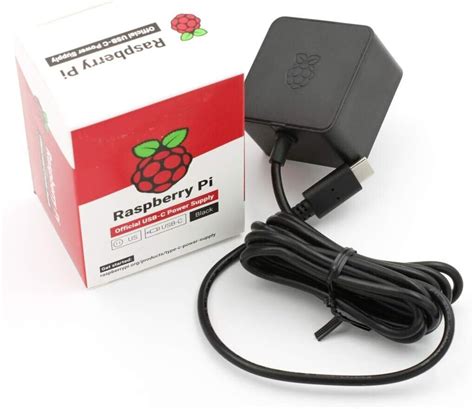 Raspberry Pi 4 Official Power Supply Usb C 51v 3a Type C Power Usa