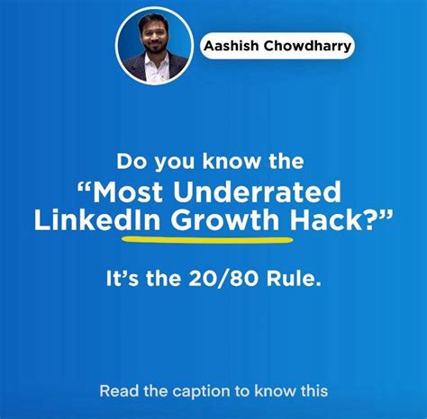 aashish chowdharry on linkedin do you know the most underrated