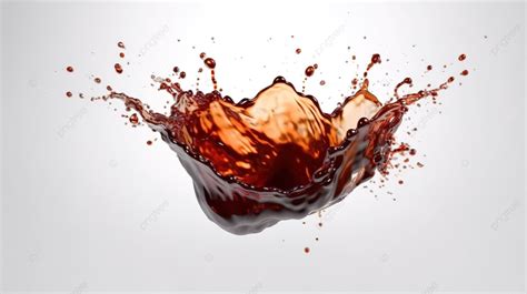 흰색 배경 3d 그림 및 렌더링에 대해 혼자 콜라 스플래쉬 탄산 음료 콜라 소다 음료 배경 일러스트 및 사진 무료 다운로드