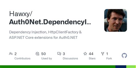 GitHub Hawxy Auth0Net DependencyInjection Dependency Injection