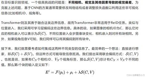 Transreid Transformer Based Object Re Identification论文笔记transreid中文