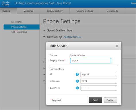 Solved Self Care Portal Saving Service Username And Password Cisco