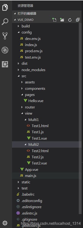 Vue项目配置多入口多出口——方法一vue怎么在一个项目中有多个出口 Csdn博客