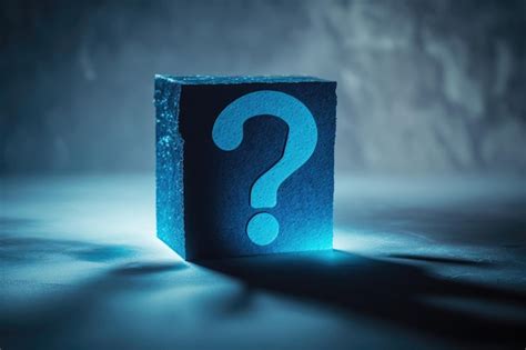 Premium Photo Question Mark Symbol For Faq Information Problem Illustration Ai Generative