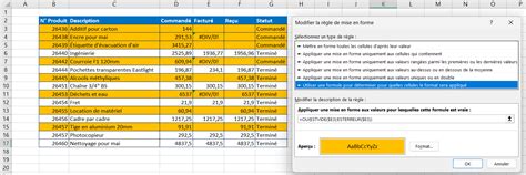 Mise en Forme Conditionnelle Basée sur une Formule Excel et Google Sheets Automate Excel