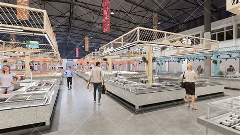 合肥花岗菜市场——乡镇农贸市场升级改造案例 乡镇型农贸市场设计 项目案例 杭州贝诺市场研究中心