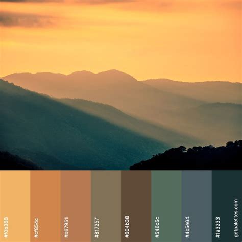Golden Dusk Color Palette Artofit