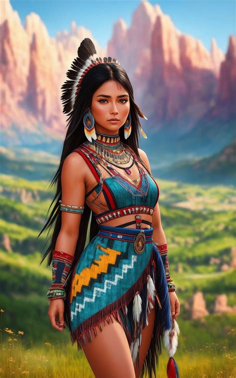 Beautiful Native American Girl Drawings