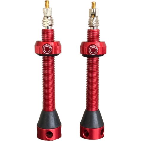 Tubolight Tubeless Ventielen Set 50mm Paar Oranje Bike24