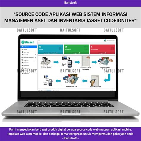 Jual Source Code Aplikasi Web Sistem Informasi Manajemen Aset Dan Inventaris Iasset Codeigniter