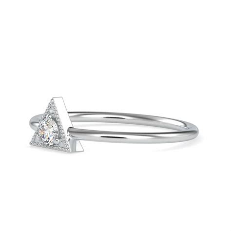 15 Pointer Diamond Platinum Engagement Ring Jl Pt 0698