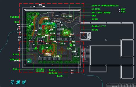 花园绿化设计cad图库，景观园林cad施工图纸下载 素材下载 易图网cad设计图纸库