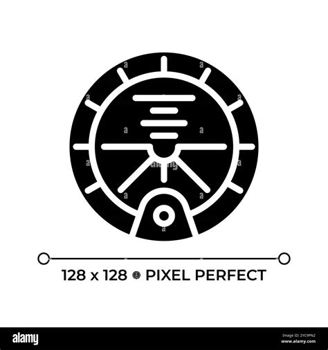 Attitude Indicator Black Glyph Icon Stock Vector Image And Art Alamy
