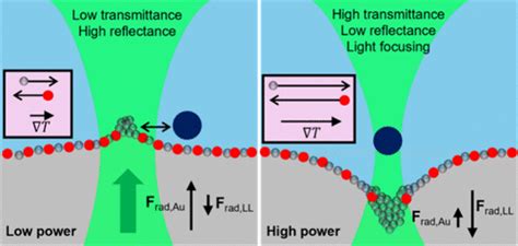 Optical Actuation Of Nanoparticle Loaded LiquidLiquid Interfaces For Active Photonics ACS Nano