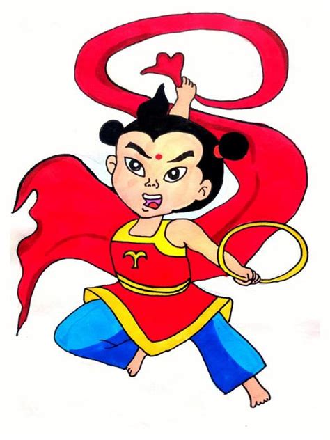 魔童哪吒儿童简笔画怎么画（流行16张） 简笔画图片大全