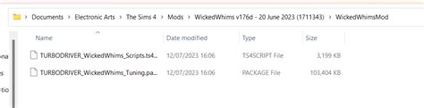 My Wicked Whims Script File Cant Be Found Technical Support