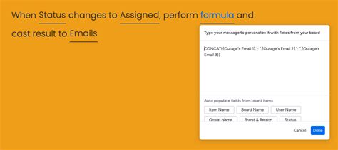 Set Status To Something When Receiving Email From Emails Listed In A Text Column Platform