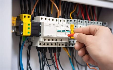 Premium Photo A Person Is Fixing A Switch On A Power Supply Unit