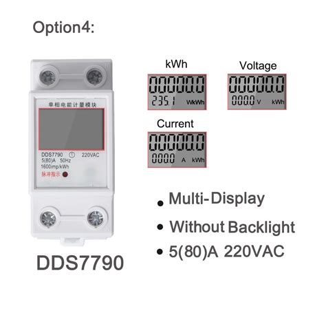 A Single Phase Two Wire LCD Digital Display Watt Vicedeal