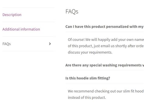 Product FAQs WooCommerce Marketplace