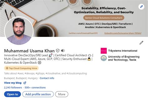 Muhammad Usama Khan On Linkedin Linkedintopvoice Cloudcomputing