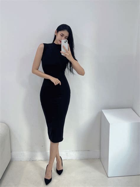 당일따뜻🤍 속기모 반폴라 나시 미디 롱 원피스 뒷트임 민소매 스판 쫀쫀 글램ops 키큰녀 기본 들뜸제로 목폴라 겨울 이너 베이직 페미닌 국내생산 2color 에이블리