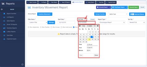 Inventory Movement Report Inventory Movement Report