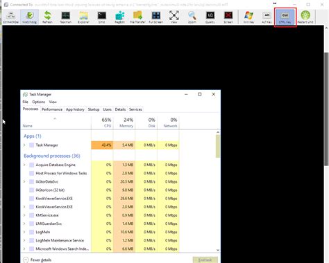 Unable To Load Task Manger When Using Interact With Desktop Session