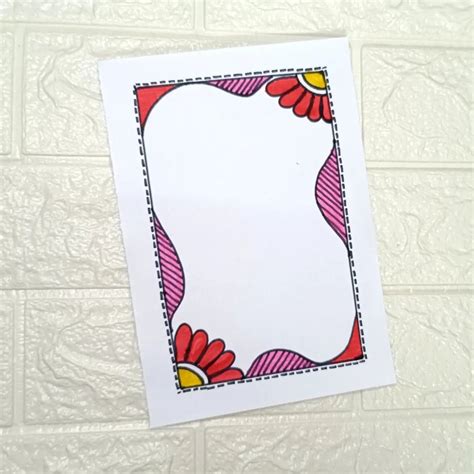 La Crafts Villa On Instagram Top 5 Easy Border Designs 😍 La Craftsvilla Borderdesigns