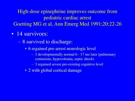 Ppt Pediatric Cardiac Arrest Old Evidence And New Guidelines