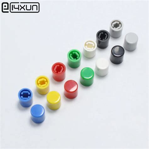 120pcs A11 Tactile Push Button Switch Cap Push Switch Button Cap For Uni Directional Push Button