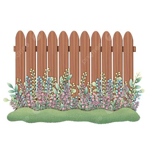 화려한 꽃이 있는 울타리 울타리 나무 울타리 꽃 울타리 Png 일러스트 및 Psd 이미지 무료 다운로드 Pngtree