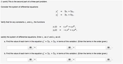 Solved 1 Point This Is The Second Part Of A Three Part
