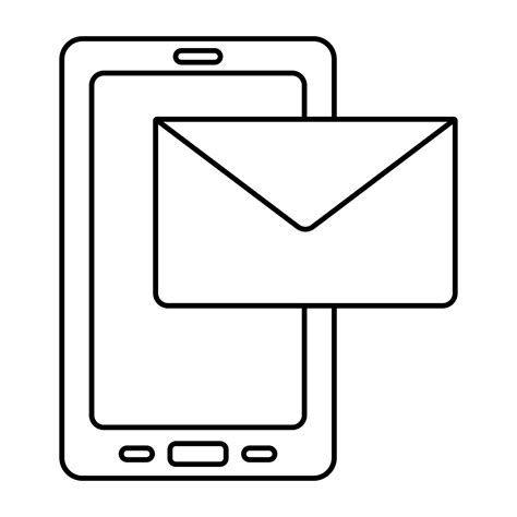 Editable Design Icon Of Mobile Mail 12765134 Vector Art At Vecteezy
