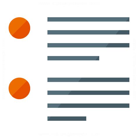 IconExperience G Collection List Style Bullets Icon