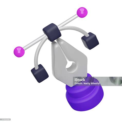 펜 도구 웹 디자인 악기 3d 벡터 렌더링 아이콘 고립 된 흰색 배경 가장자리에 대한 스톡 벡터 아트 및 기타 이미지 가장자리 곡선 그래픽 디자이너 Istock